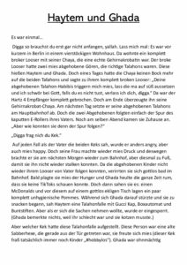 Märchen Haytem und Ghada - Hänsel und Gretel - Heinrich-Hertz-Gymnasium ...